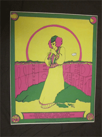 Led Zeppel Psychedelic Concert Posters - Classic Posters
