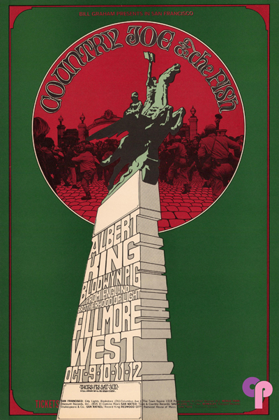 Fillmore West 10/9-12/69 - BG-195 - Classic Posters