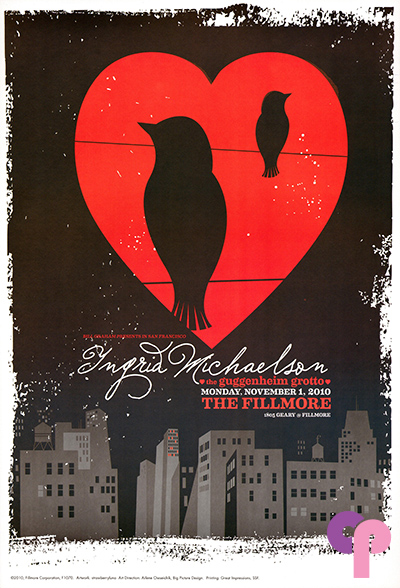 Fillmore Auditorium San Francisco, CA 11/1/10 - NF-1070 - Classic Posters